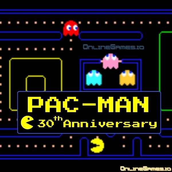 Pacman 30th Anniversary - Play on OnlineGames.io