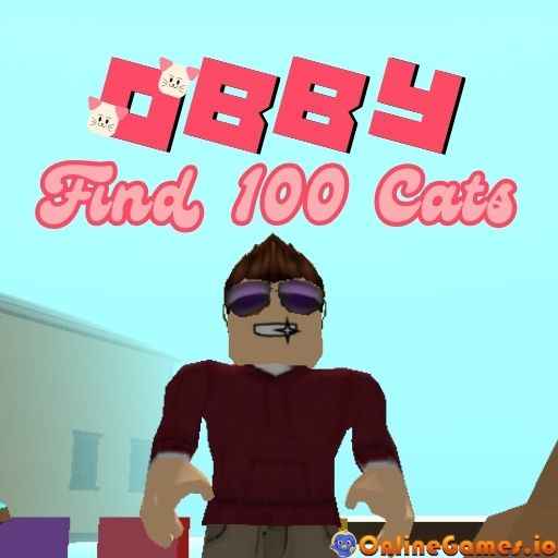 Obby: Find 100 Cats - Play on OnlineGames.io